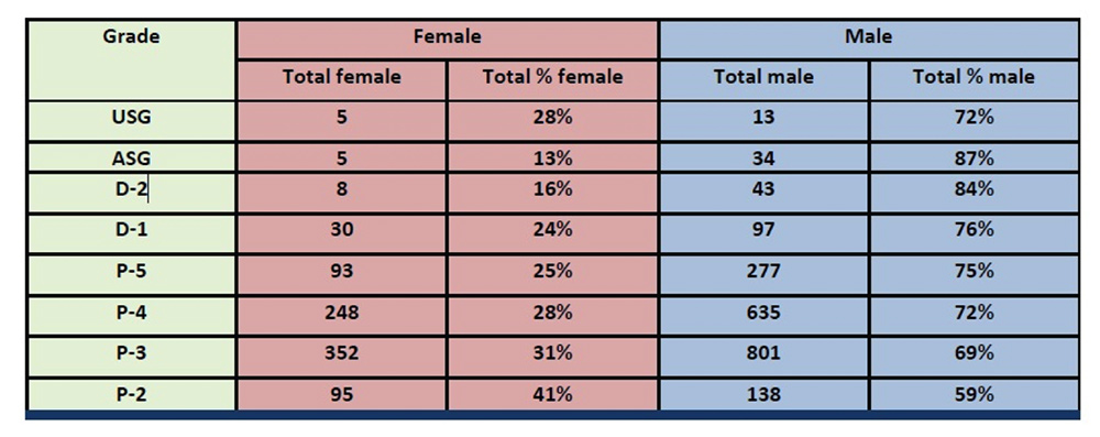 UN initiative increases representation and retention of women within UN ...