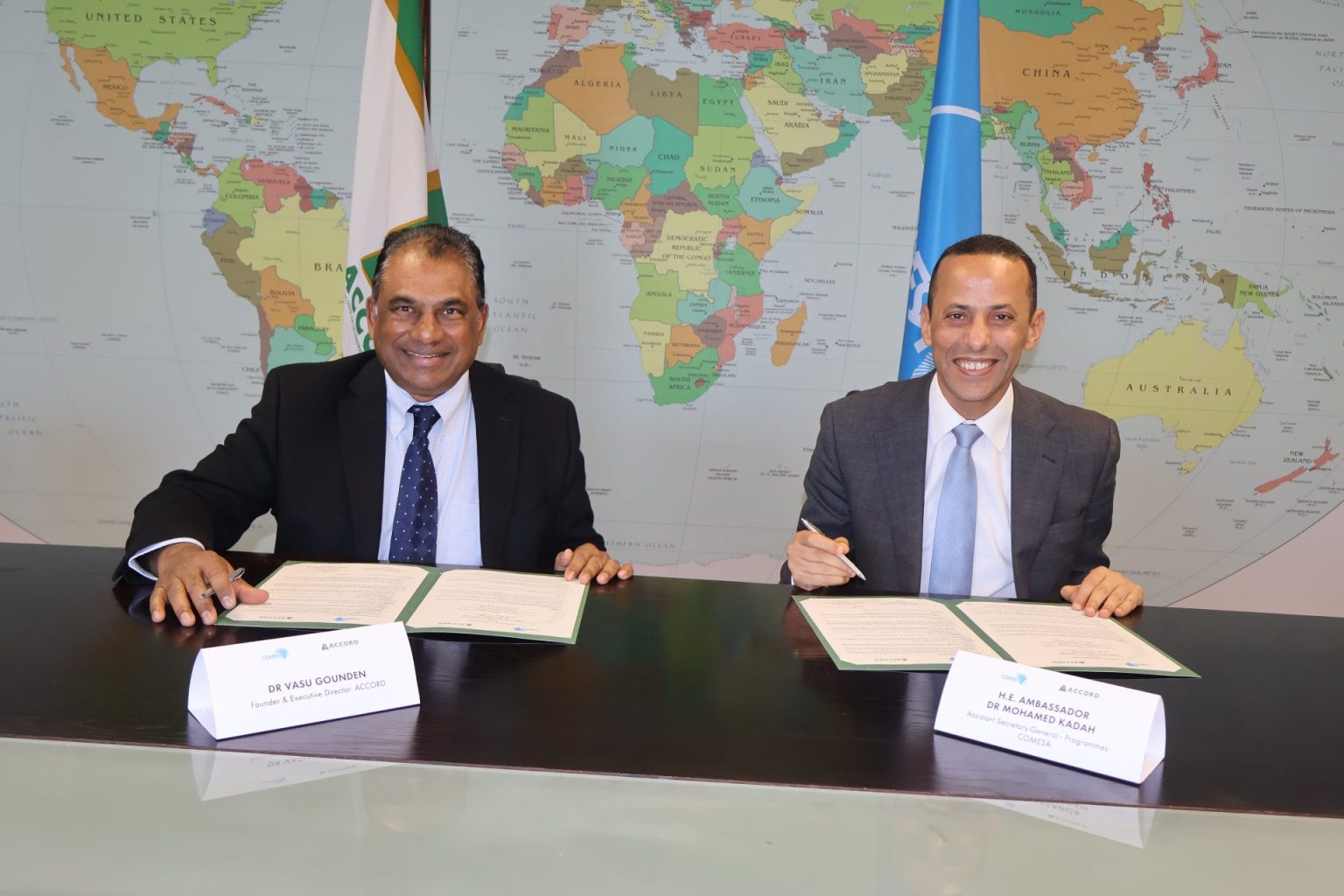 ACCORD and COMESA sign a new Memorandum of Understanding (MoU) – ACCORD