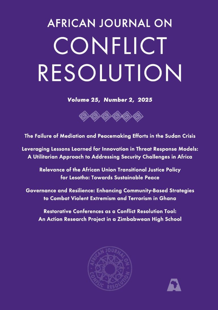 African Journal on Conflict Resolution – ACCORD